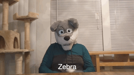 "Zebra" ASL gif by wakewolf