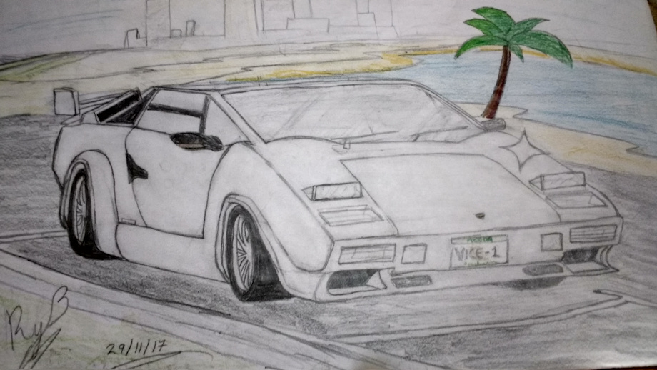 Countach Sketch by BracksFR