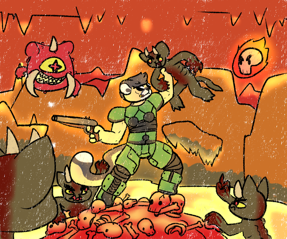 Doom Slayer by BunnyQueen