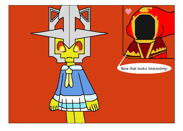 Luminous crossdressing for Enigma by ChelseaCatGirl