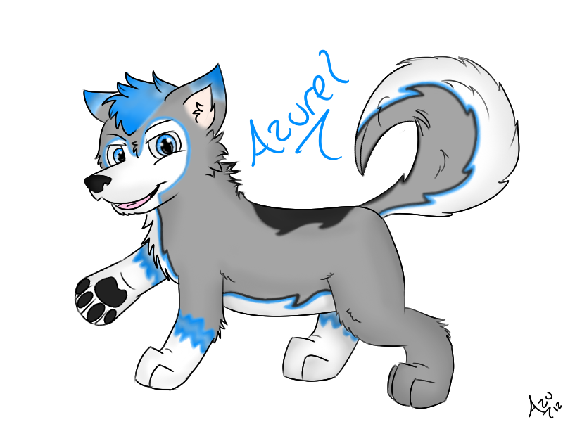 Feral Azurel by AzurelHusky