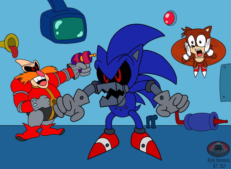 RRRRobo Sonic (Comm) by Shadowwalk