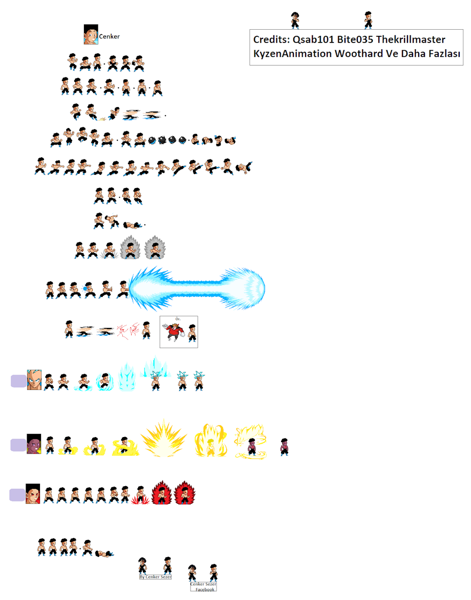 Cenker's All Forms Sprites Sheets by Cenker