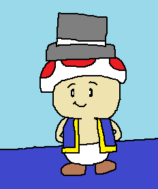 Toad with a Hat by frogtable125