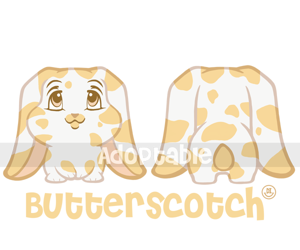 Butterscotch Front View and Back View by DaphinterestingFurs