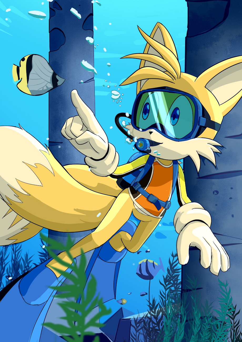 Diving Tails by chefcheiro