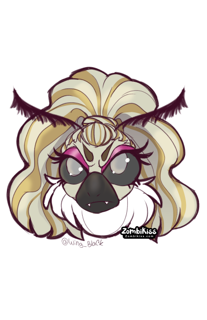 WING BLACK-headshotsketch by ZombiKiss