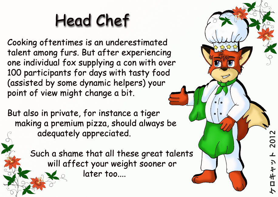 Furry Bestiarium 26 - Head Chef by Kerocat