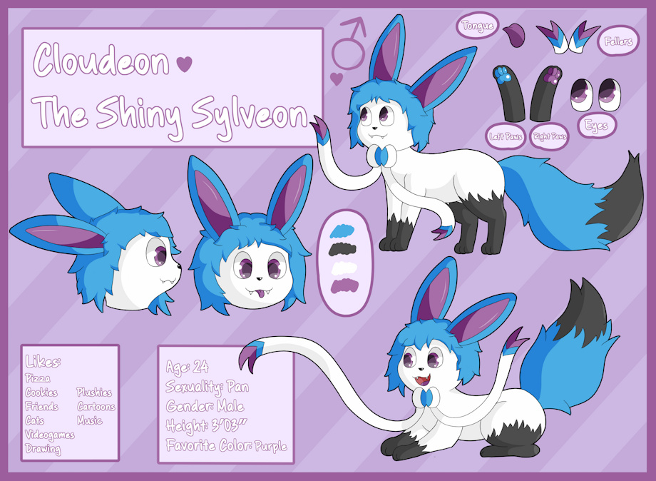 Cloudy ref sheet ~ by Cloudeon