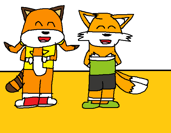 Tails And Marine Outfit Swap by jeremycrimson