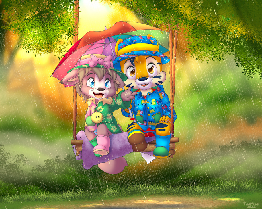 Rainy Swing by TaviMunk