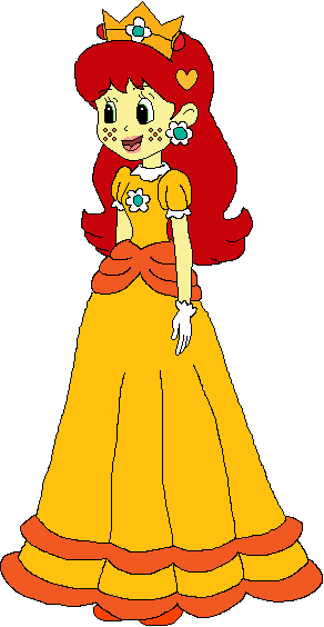 Soleil Spacebot as Princess Daisy by NewOliviaKoopaPlude