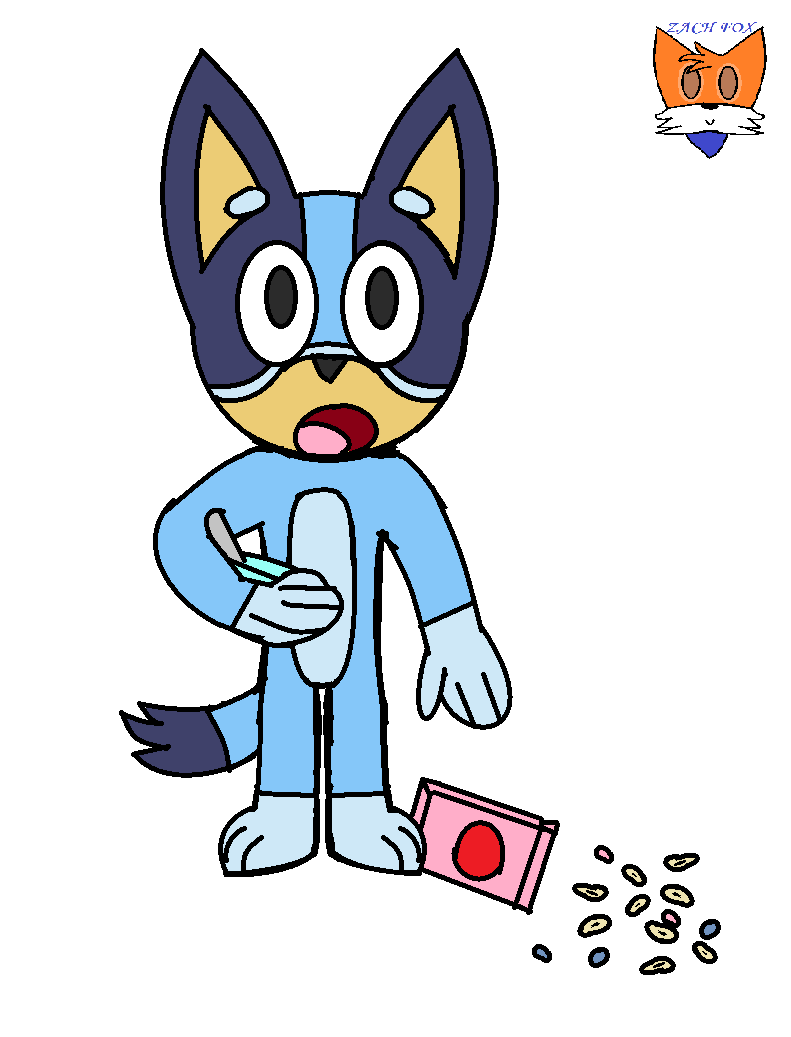 Poor Bluey by Commando672