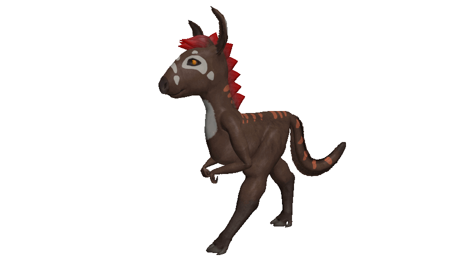 [GIF] Mooli Walk/Run animations by Kelpaz