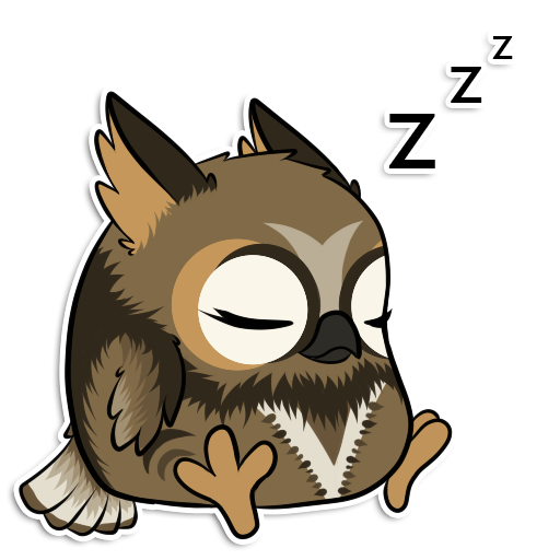Sleepy hoot by Linker