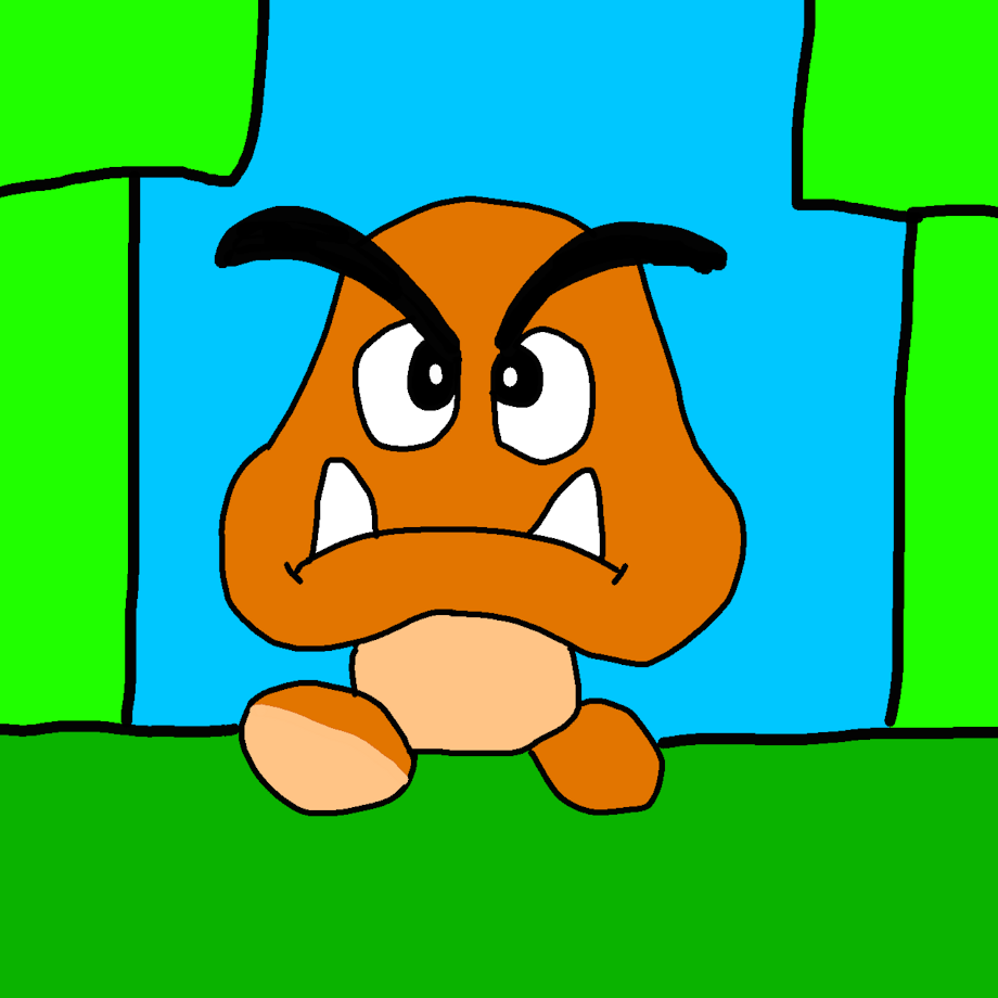another goomba drawing by frogtable125