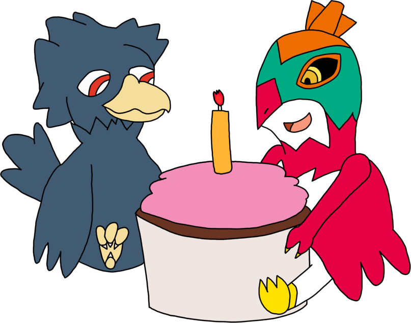 Birbday cupcake by Linker