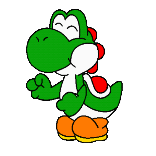Dancing yoshi emote by Lokifan20