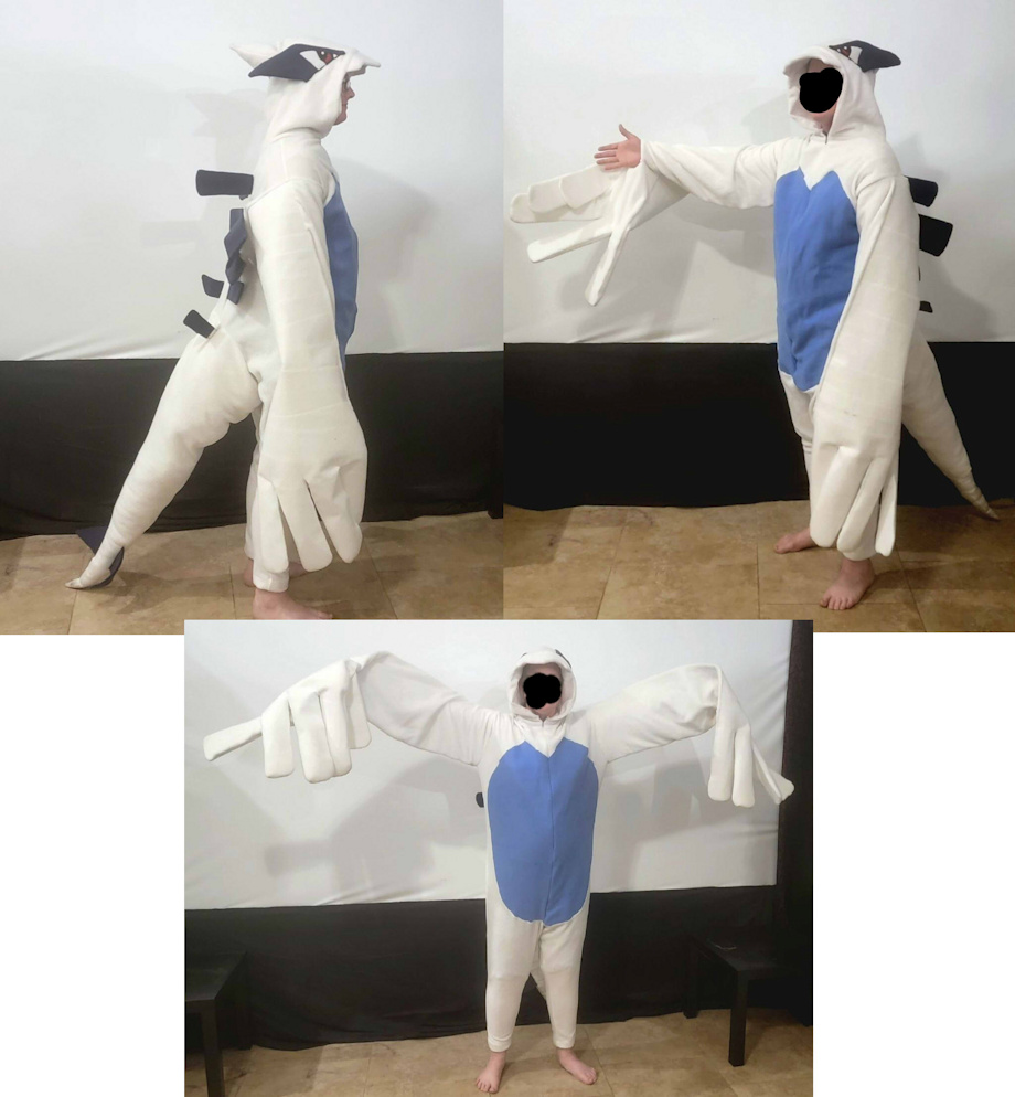 Lugia Kigurumi Disguise Pajamas (2022) by CozyCalicoCrafts