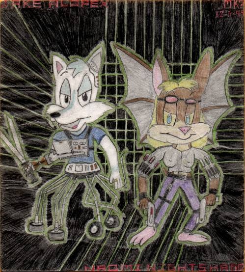 Mega Crossover: Jake & Naomi by AlexReynard