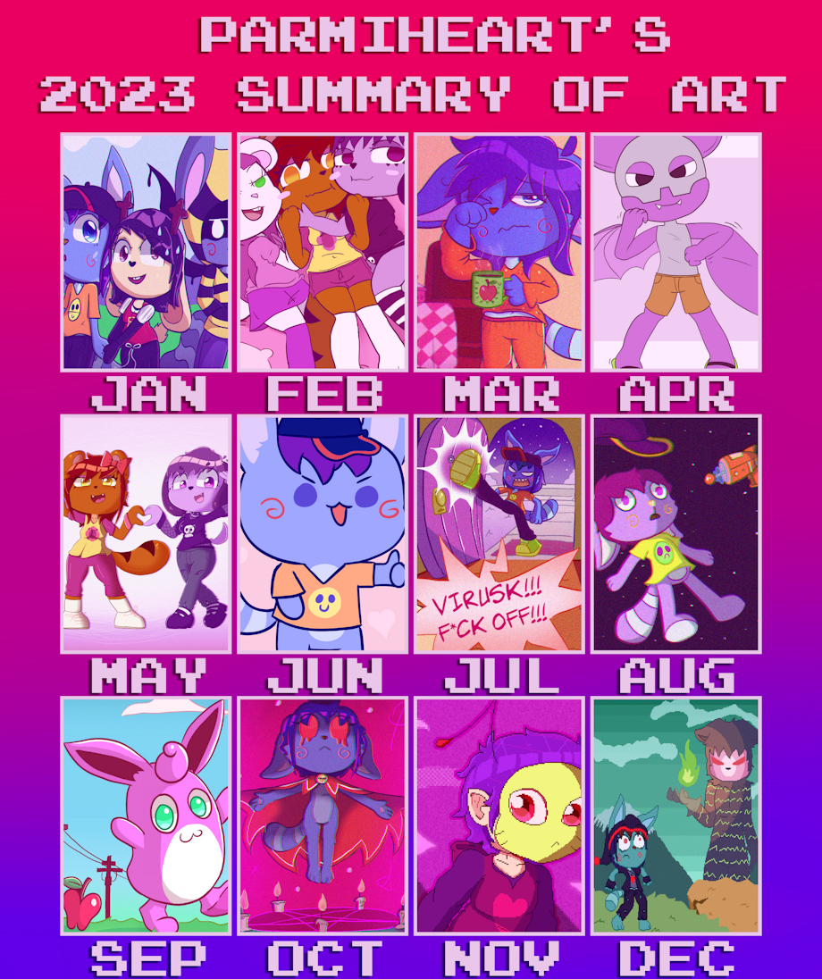 2023 Summary of Art by Chimi