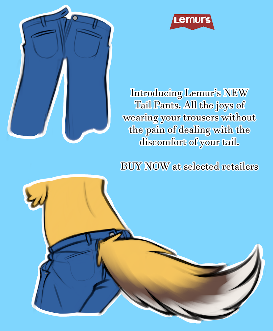 Furry Clothing Solutions: Tails by TomLad