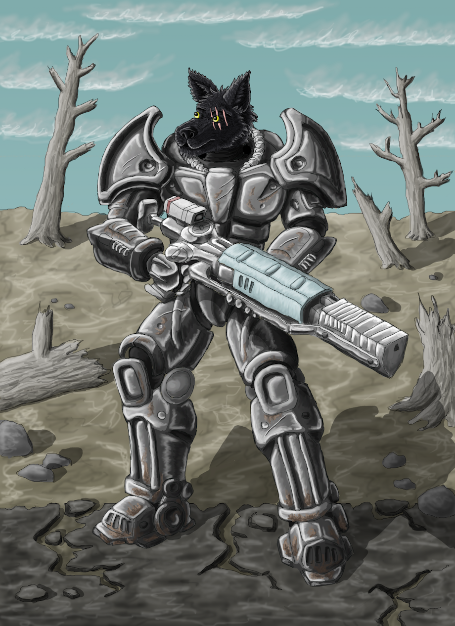 Wasteland Werewolf Wanderer by LegendaryLycanthrope