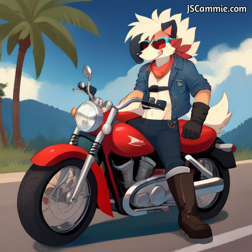 Midnight Lycanroc OC - Keith by Rayfox