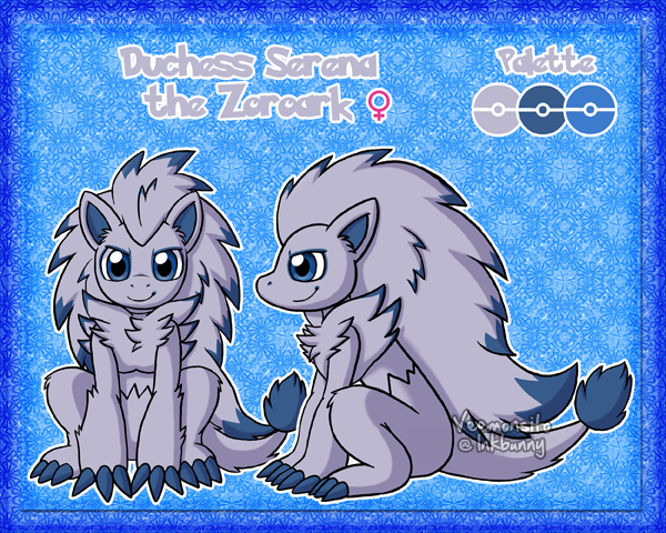 [Commission] Zoroark OC Reference Sheets by Veemonsito