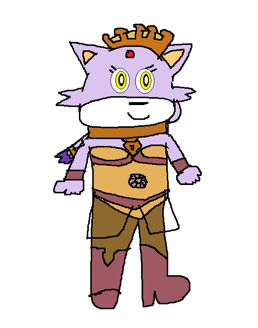 Blaze As Princess Tenko by jeremycrimson