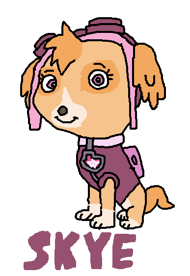 Skye (Paw Patrol) by SleepyBlueyFan