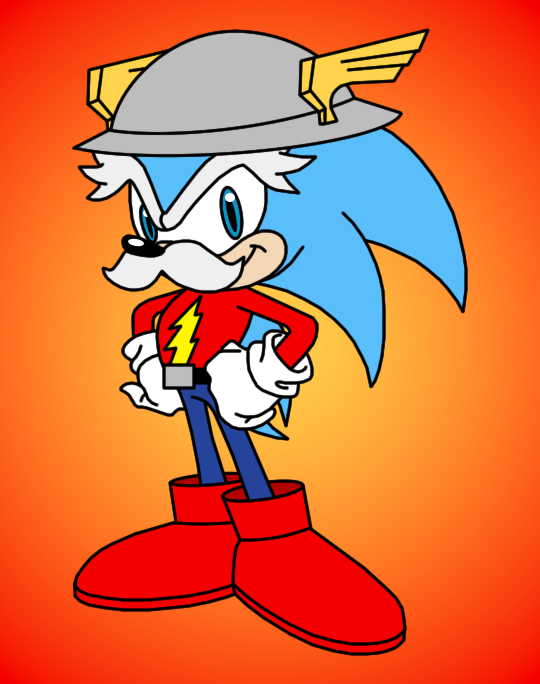 Uncle Chuck as Jay Garrick by accountnumber102