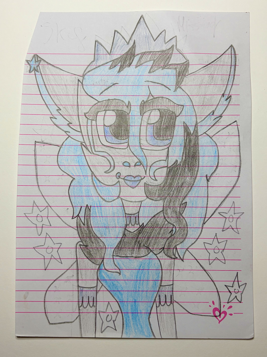 Sky The Blue Zoroark Fairy by JurassicWorldGirl